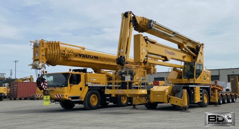 Crane vs. Boom Lift Transport: Key Equipment Differences