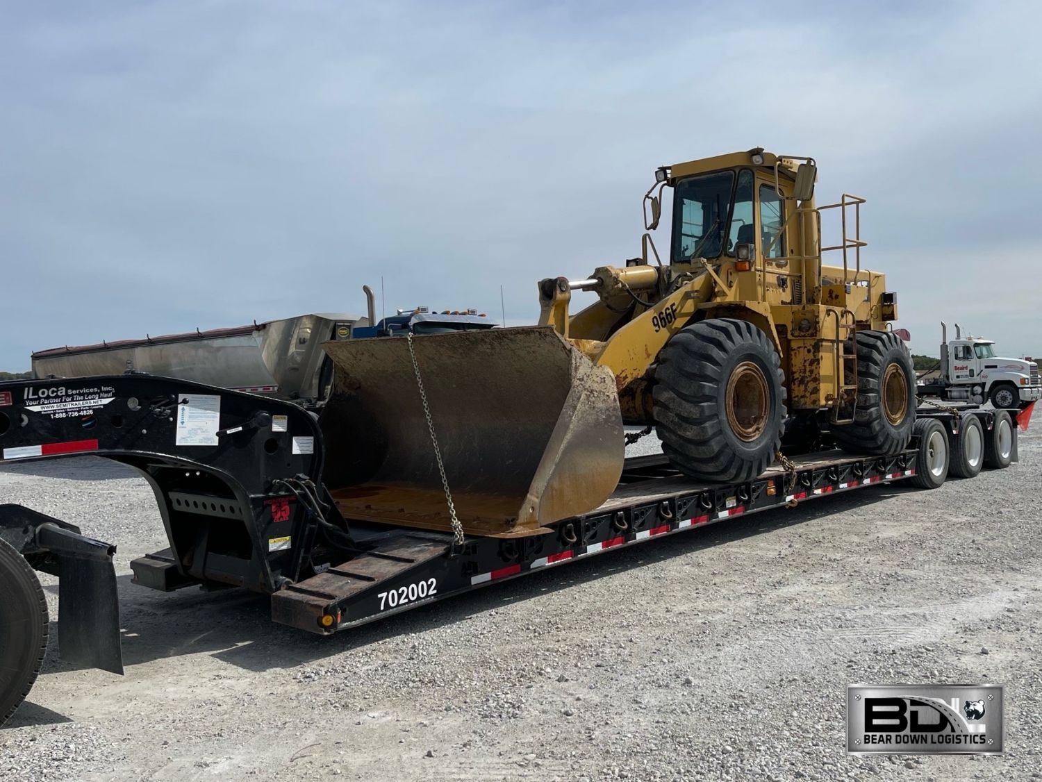 Wheel Loader Transport Services - Bear Down Logistics