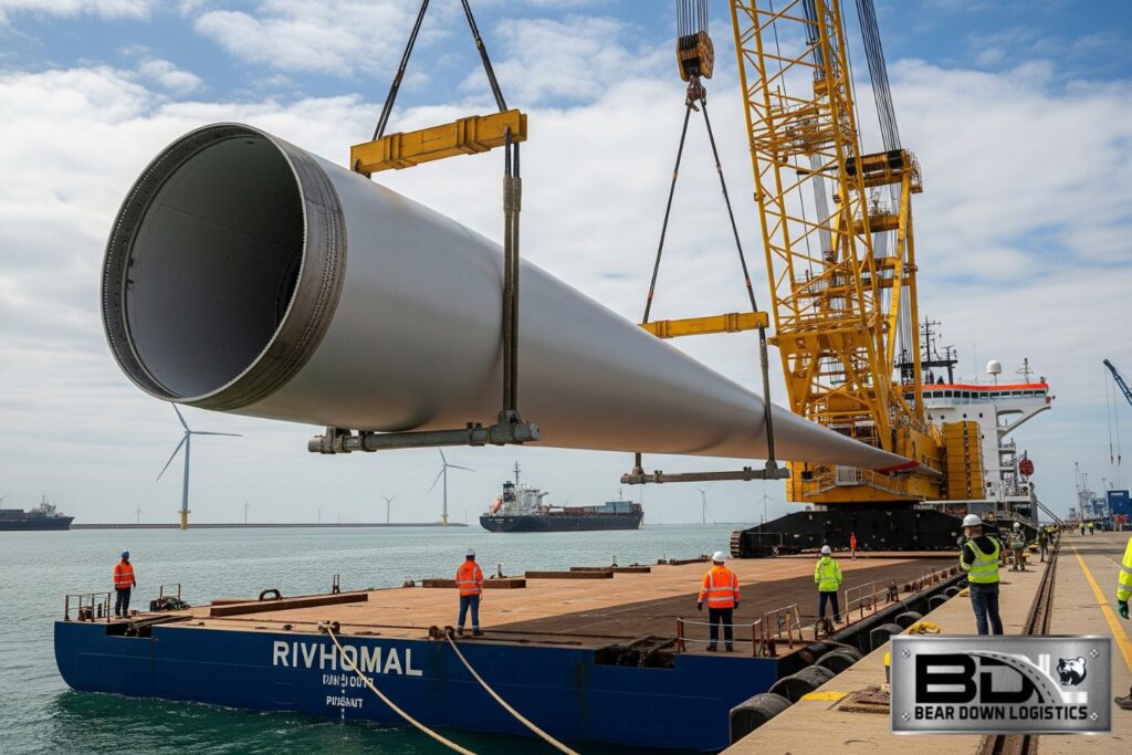 How to Move Offshore Wind Turbine Components