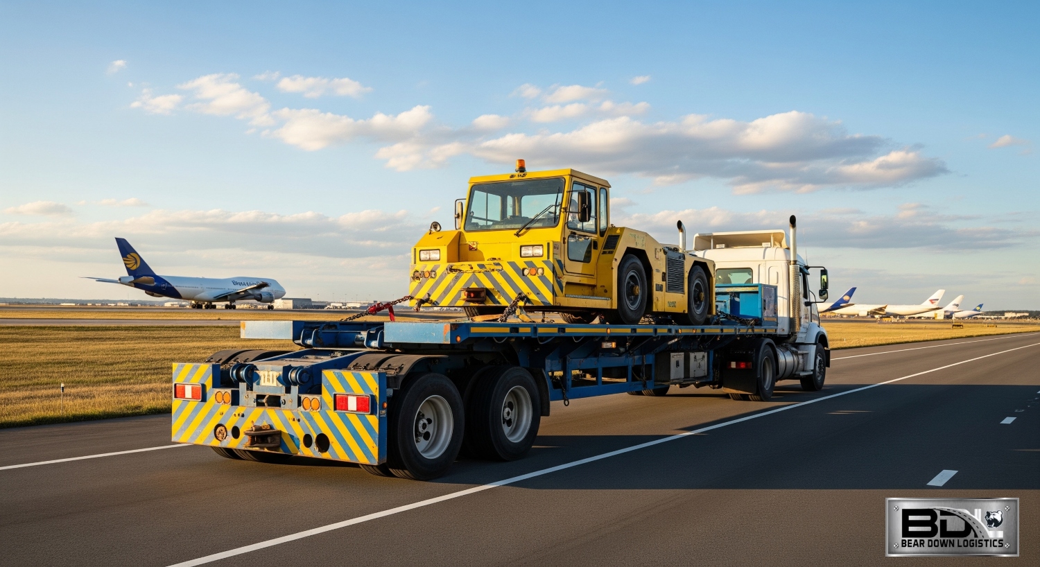 Aircraft Tug Transport – Shipping for Aviation Ground Support Vehicles