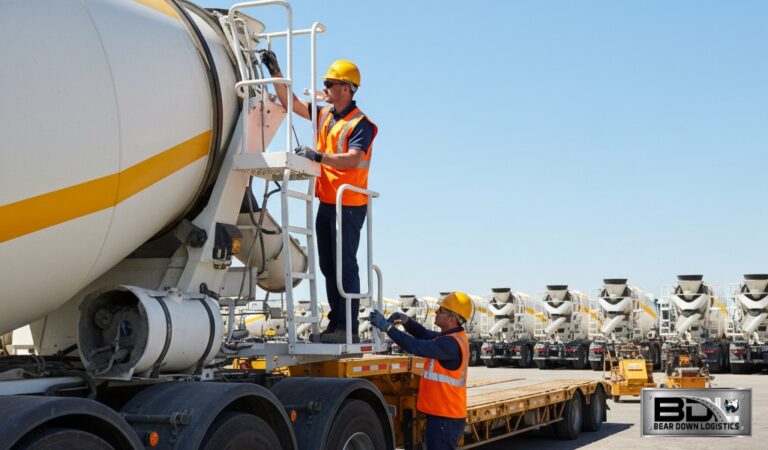 Best Practices for Concrete Mixer Transport