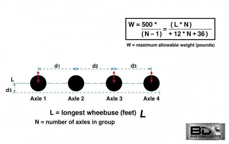 Bridge Formula Table Heavy Load Transport Guide